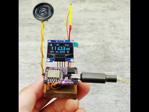 Handmade Esp8266 CLock type2 – HandsMagic DIY